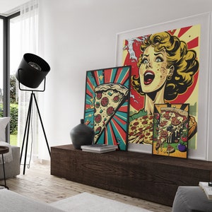 Pop Art Collection Printable Digital Artwork for Pop Culture Lovers ...