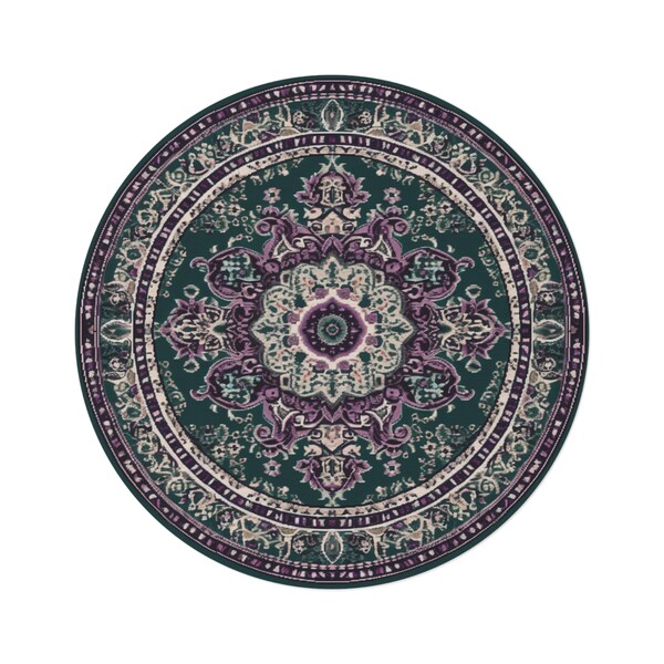 Mandala Floor Rug - Etsy