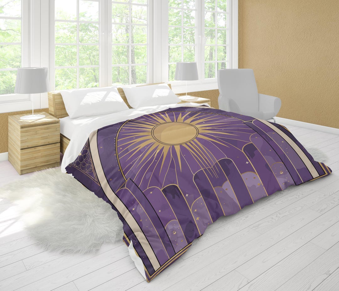 Celestial Comforter for Art Deco Design Lovers Machine Washable ...