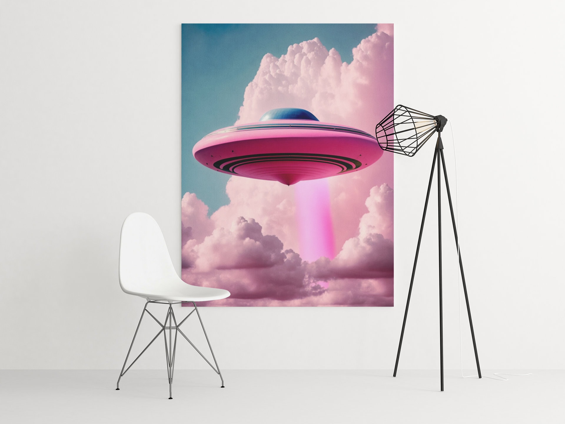 Alien Poster Printable Digital Artwork for Alien Lovers Pink - Etsy