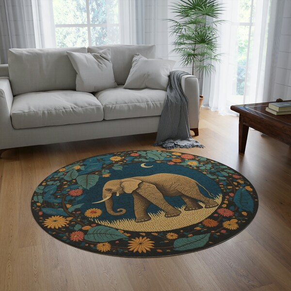 Elephant Rug - Etsy