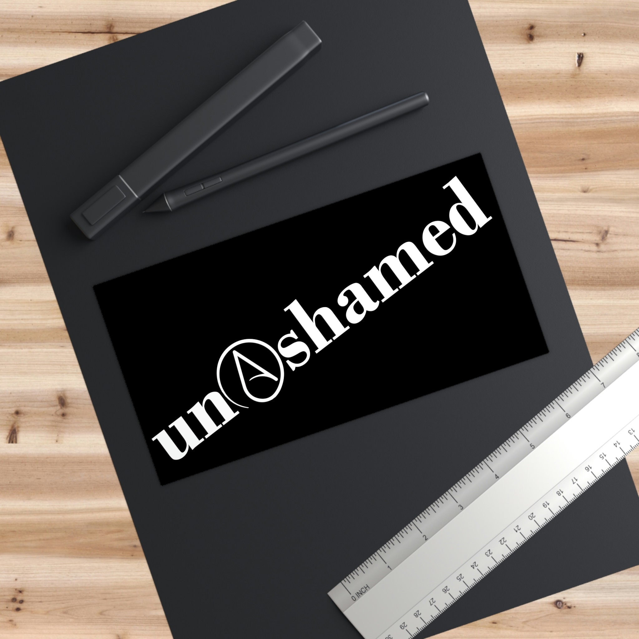 Bumper Sticker Unashamed Atheist Agnostic Atheist Humanist UU Secular ...