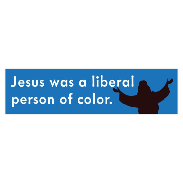 Jesus Was Liberal Stickers - Etsy