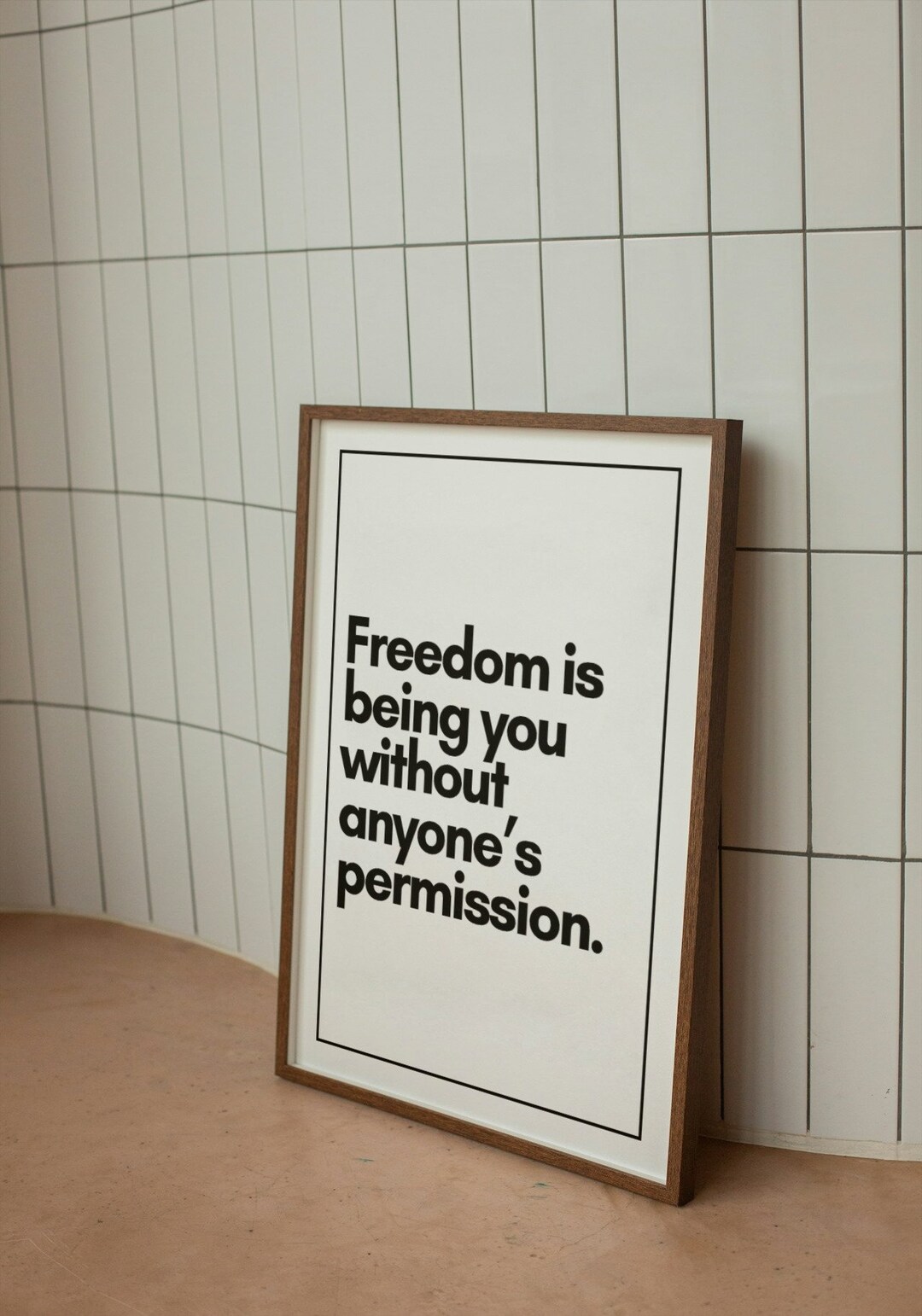Freedom Poster Quote | Minimal Style | Printable Poster A3 A4 ...