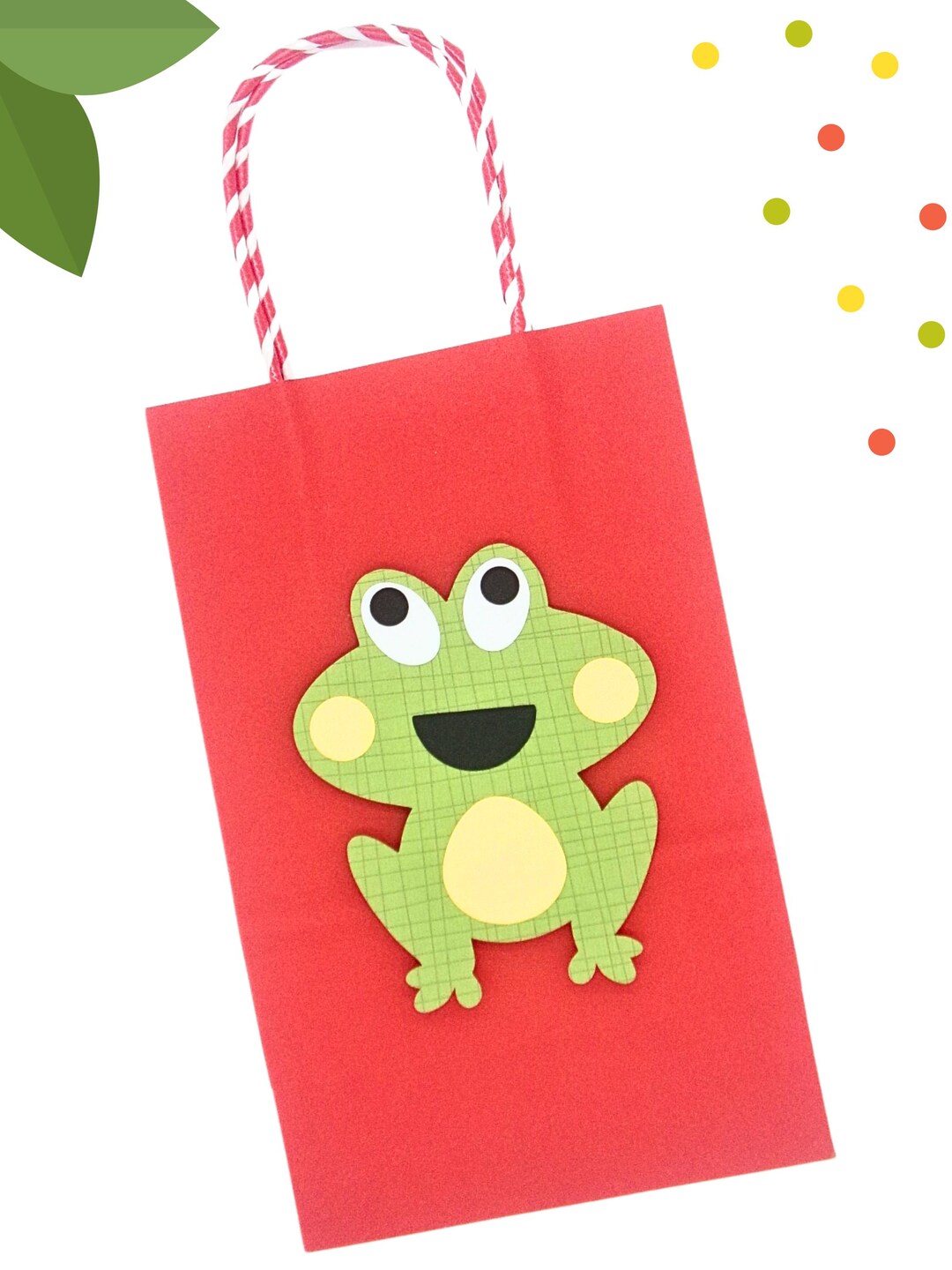3D Frog Party Bag Small Birthday Party Favor Treat Gift Bag for Boy and ...