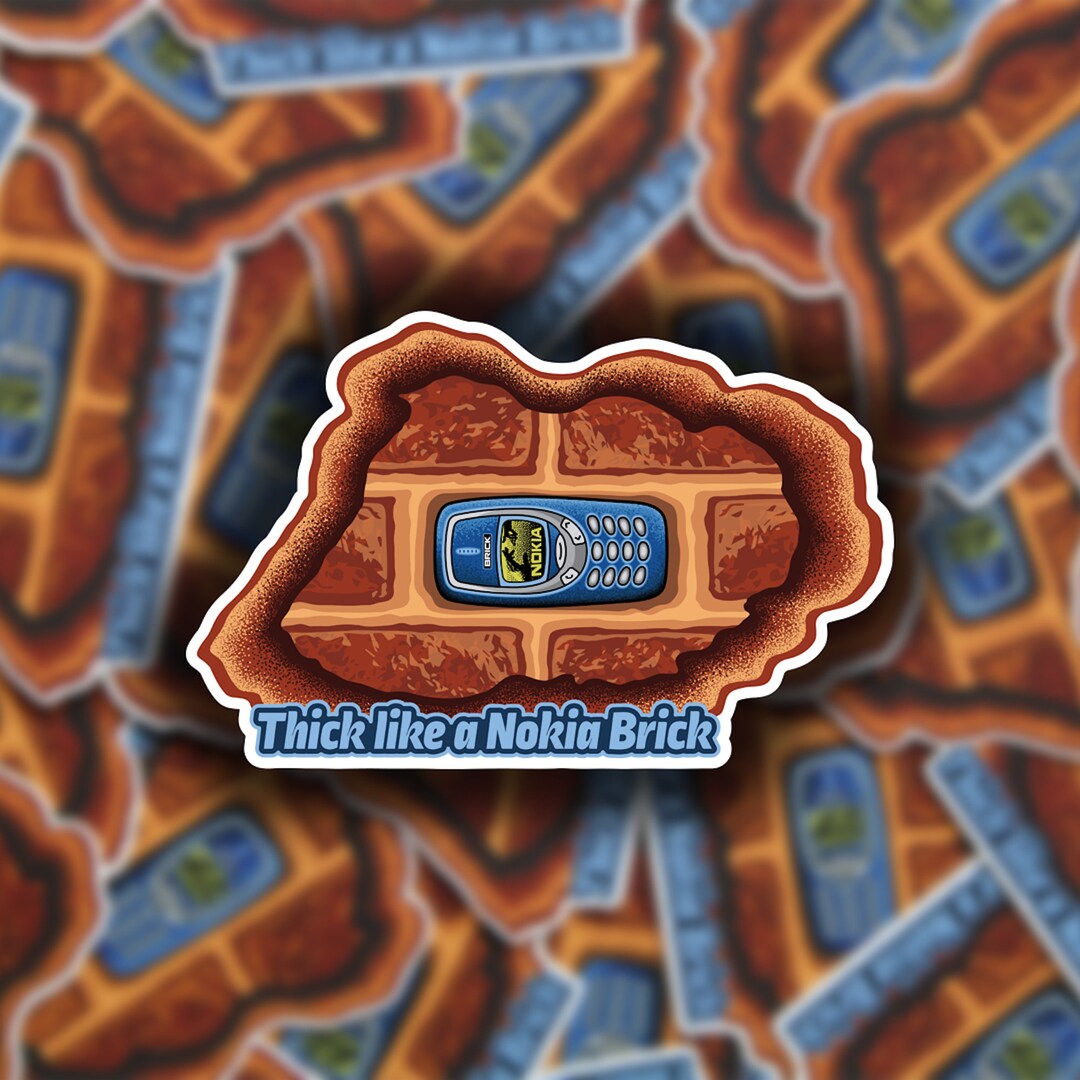 Nokia Brick Sticker // Water Bottle/laptop/phone/bumper Stickers ...