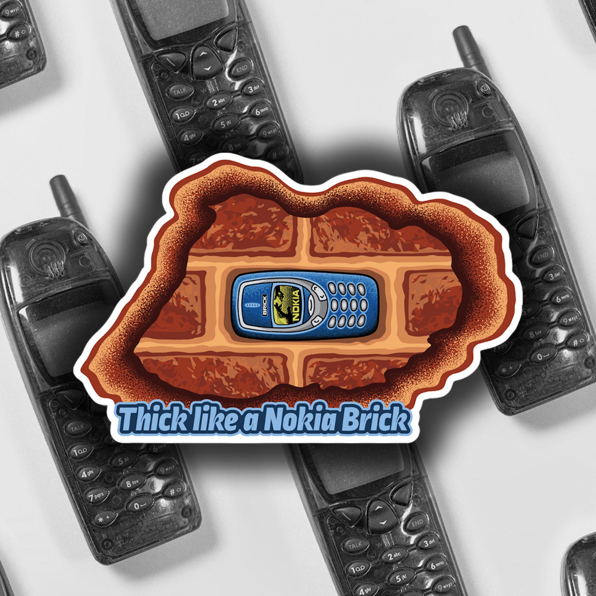 Nokia Brick Sticker // Water Bottle/laptop/phone/bumper Stickers ...