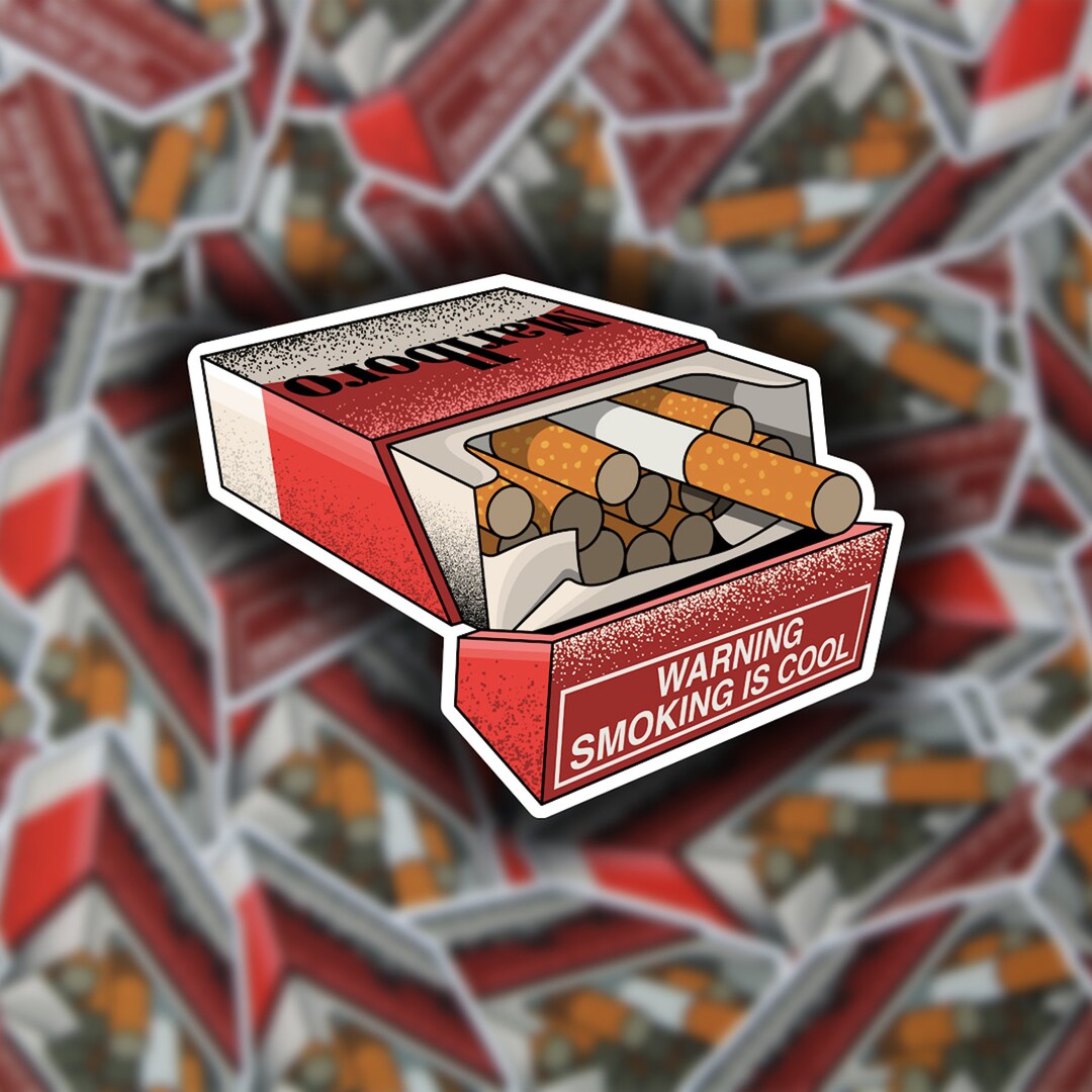 Smoking is Cool Sticker // Water Bottle/laptop/phone/bumper Stickers ...