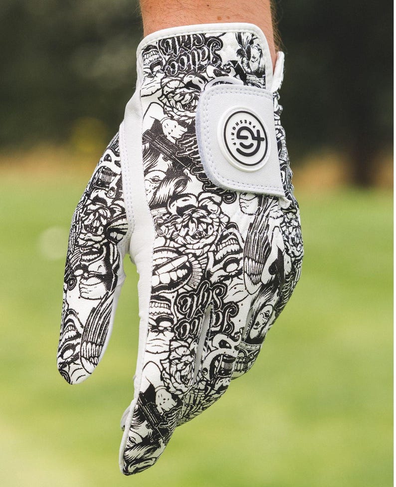 Tattoo Golf Glove | Motif Collection - Etsy