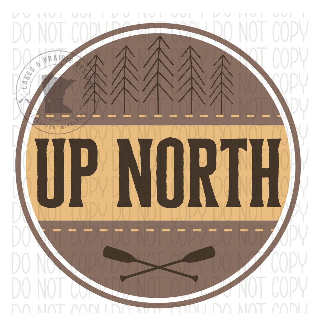 Up North Circle PNG ***digital Download*** - Etsy