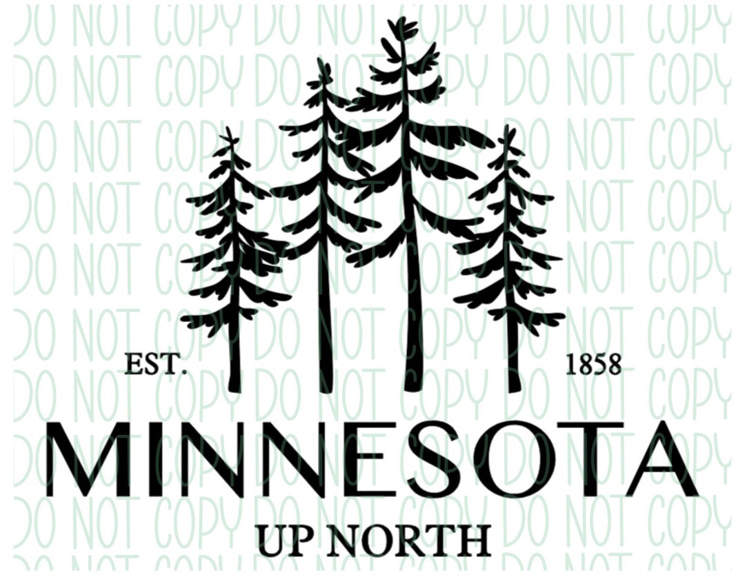 Minnesota up North PNG - Etsy