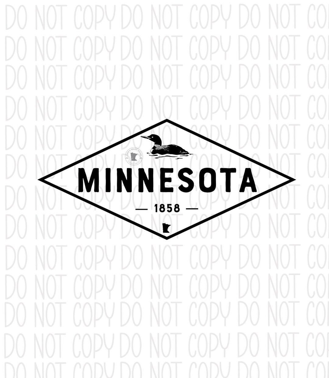 Minnesota Loon Diamond PNG *digital Download* - Etsy