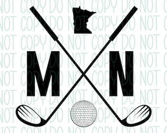 Minnesota Masters Golf Logo Downloadable PNG, SVG, and JPG Files - Etsy