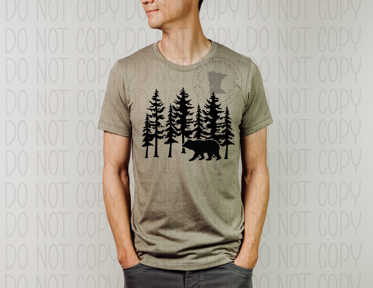 Bear in the Woods Digital Download SVG PNG - Etsy
