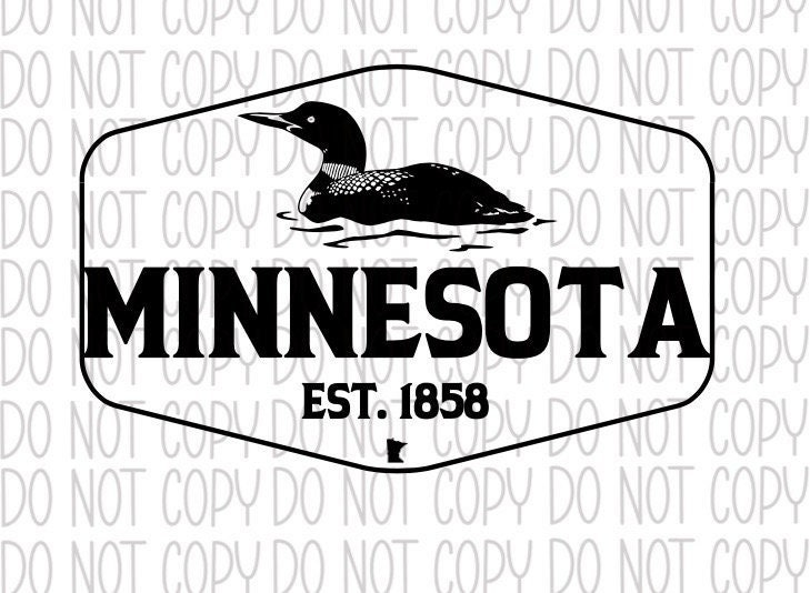 Minnesota Loon Digital File - Etsy