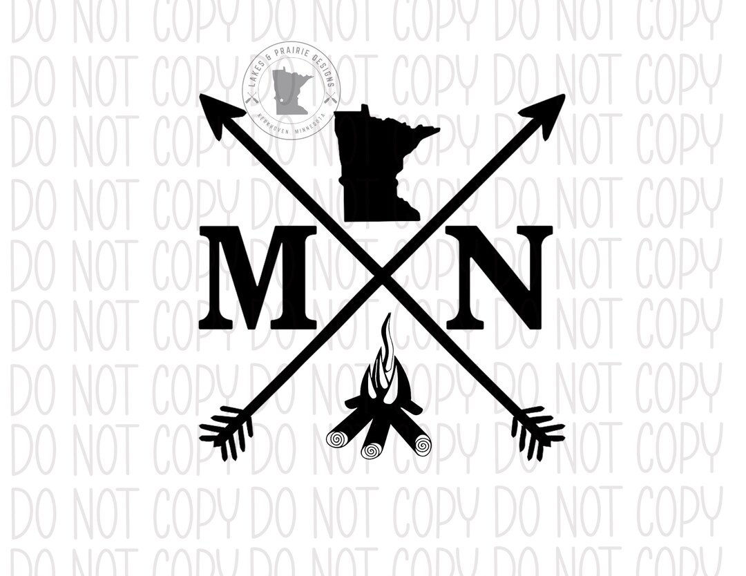 Minnesota Bonfire Digital Download PNG SVG - Etsy