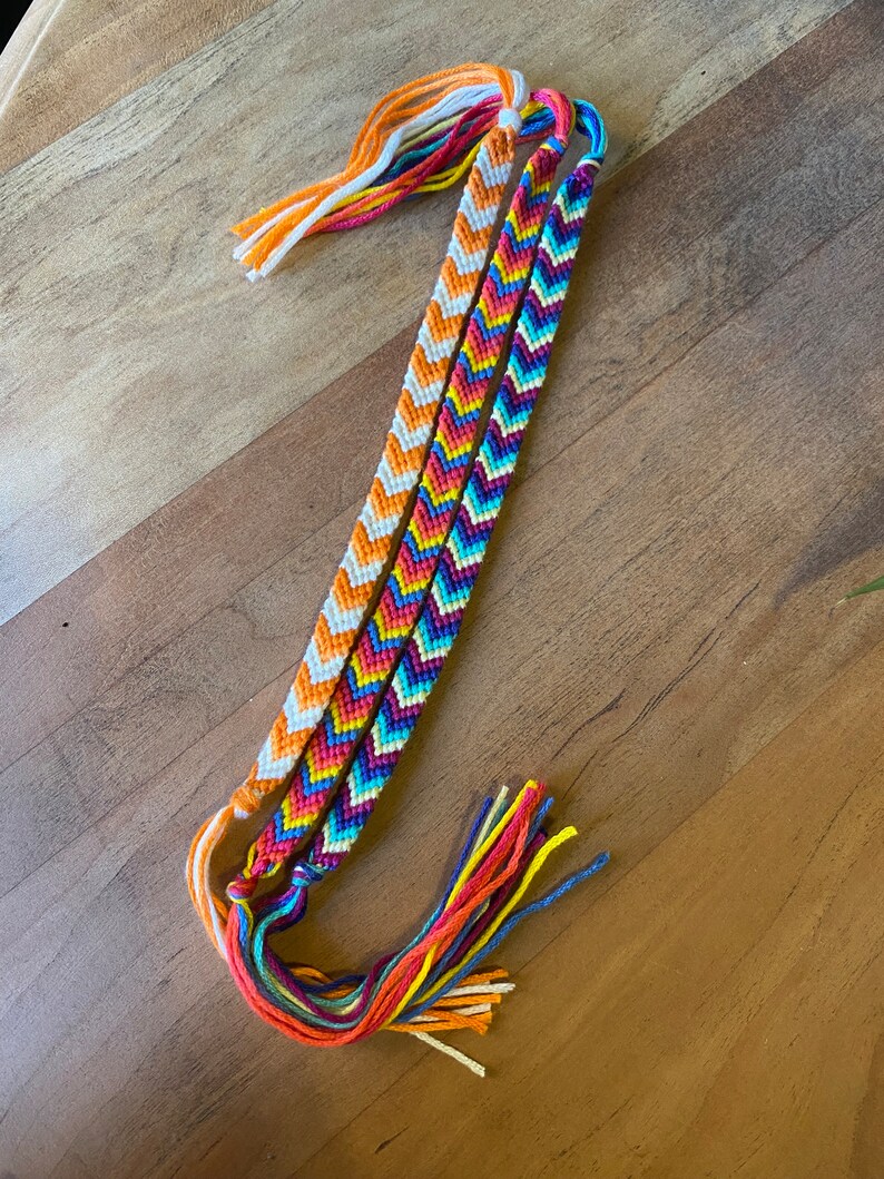 8-string Chevron Bracelet - Etsy