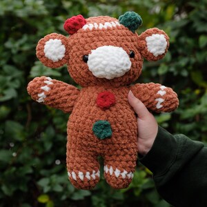 Crochet Gingerbread Cookie Cow Amigurumi Plushie - Etsy