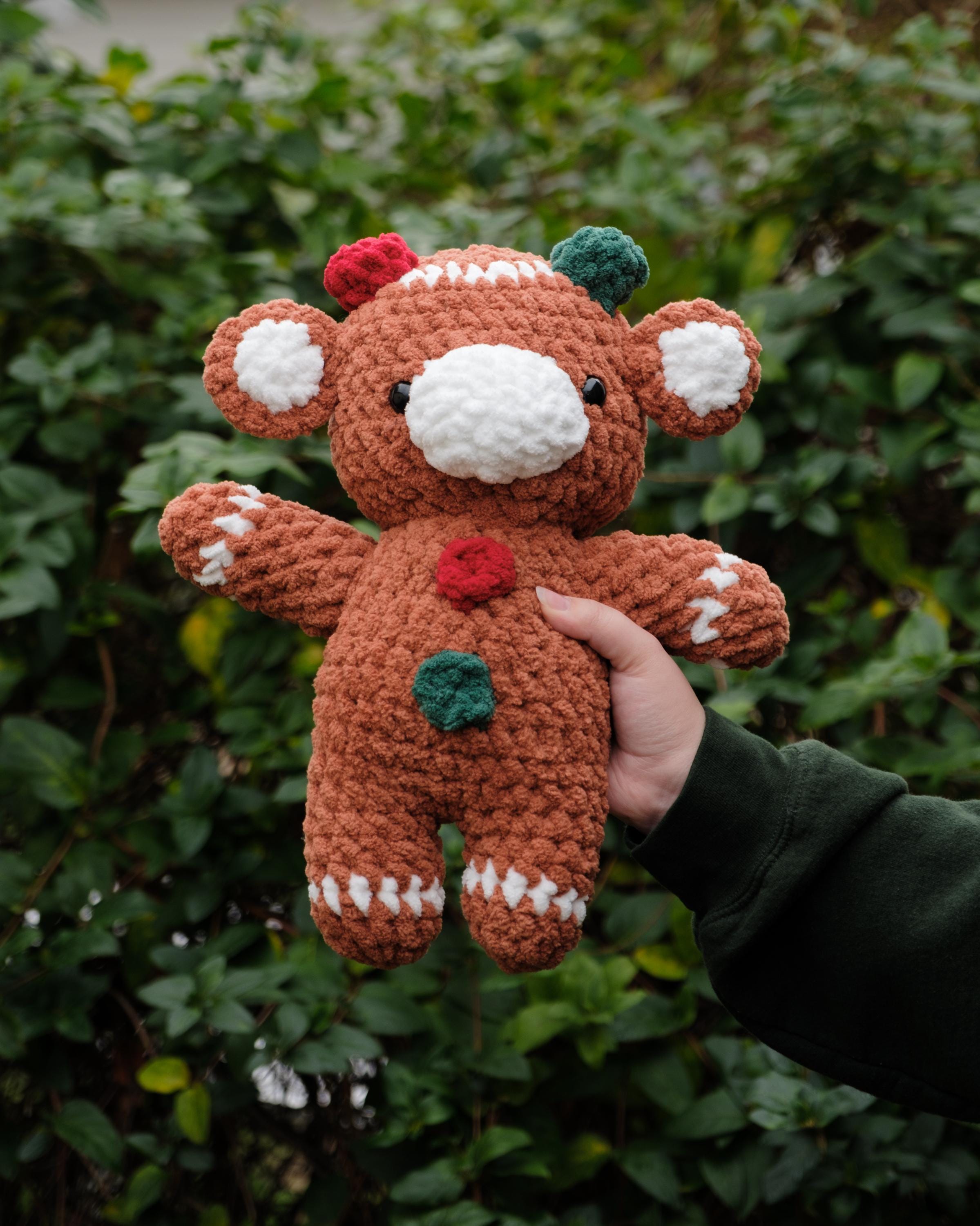 Crochet Gingerbread Cookie Cow Amigurumi Plushie - Etsy