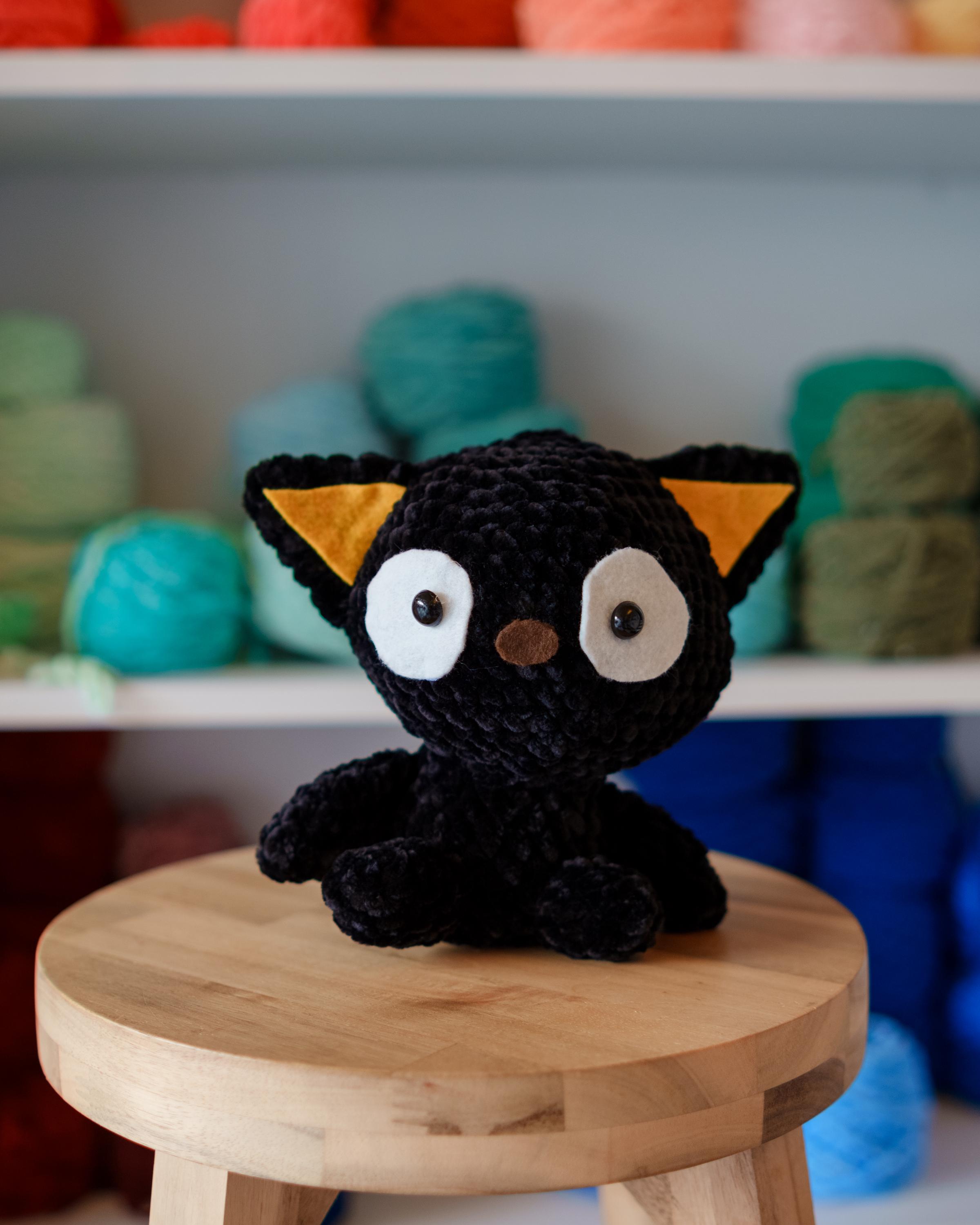 Crochet Choco Black Cat Amigurumi Plush - Etsy