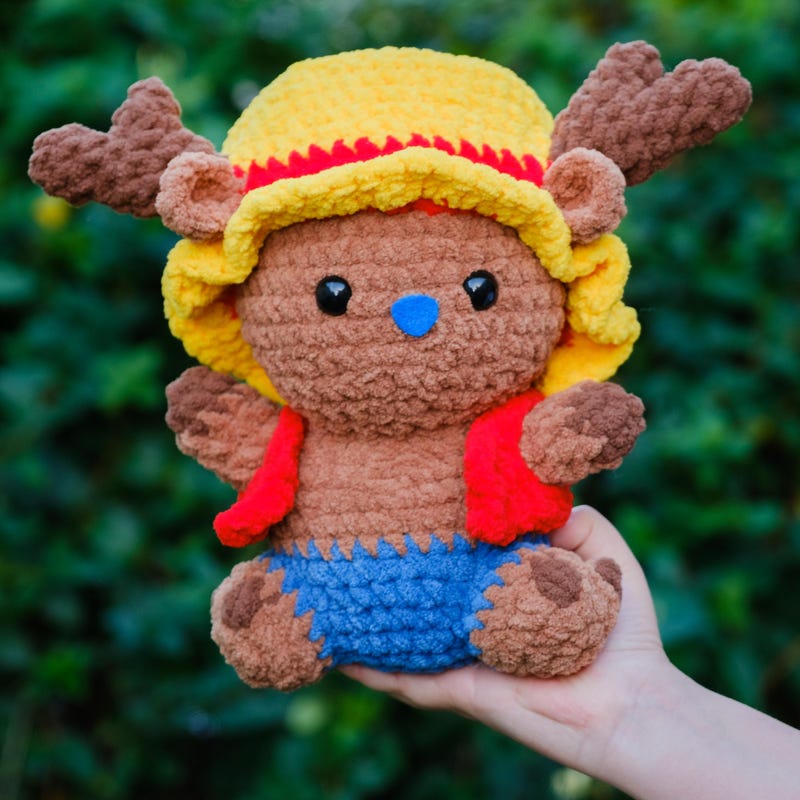 Chopper One Piece Plushie - Etsy