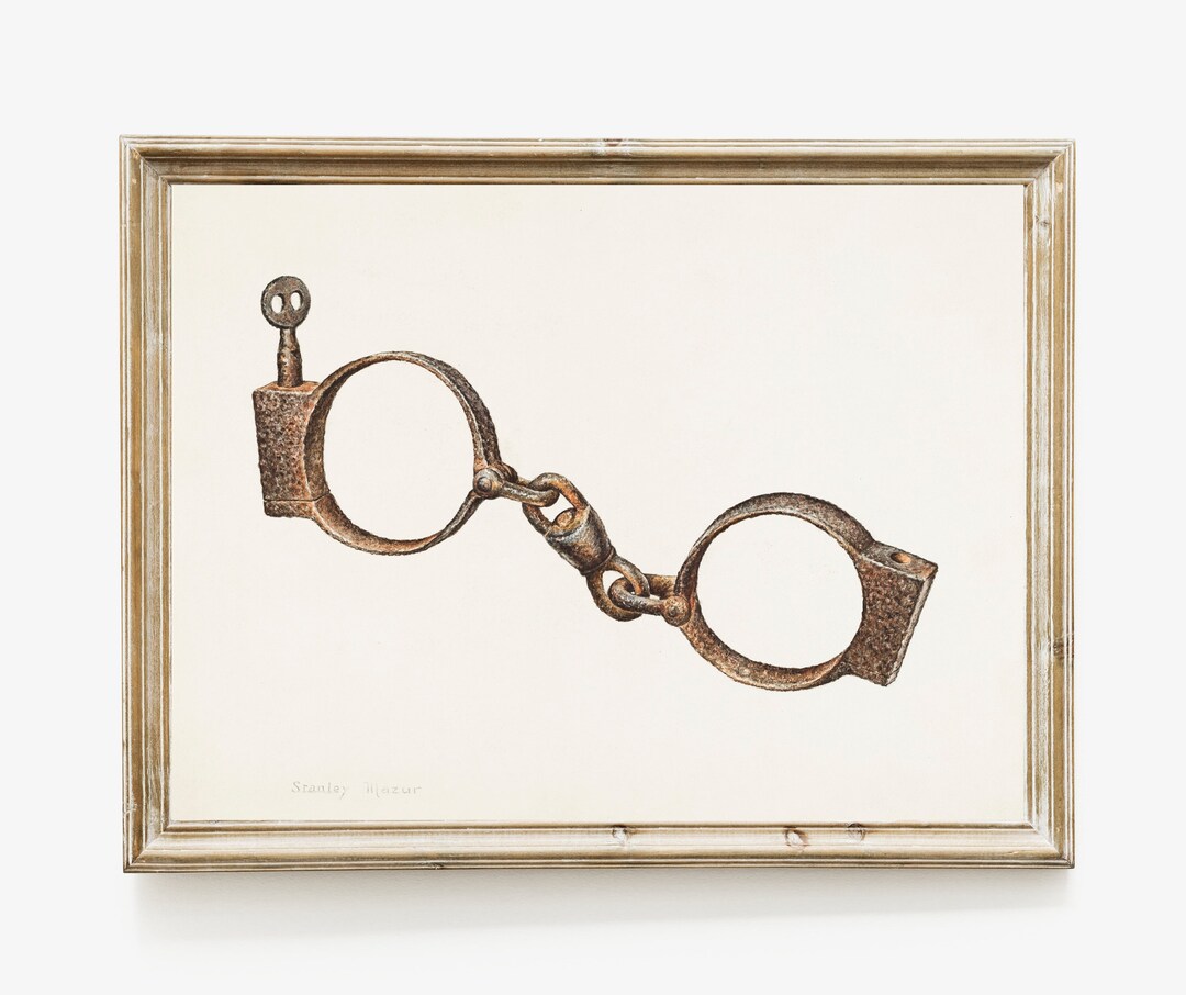 Cowboy Handcuffs 116 Art Prints Large Wall Art North South East West ...