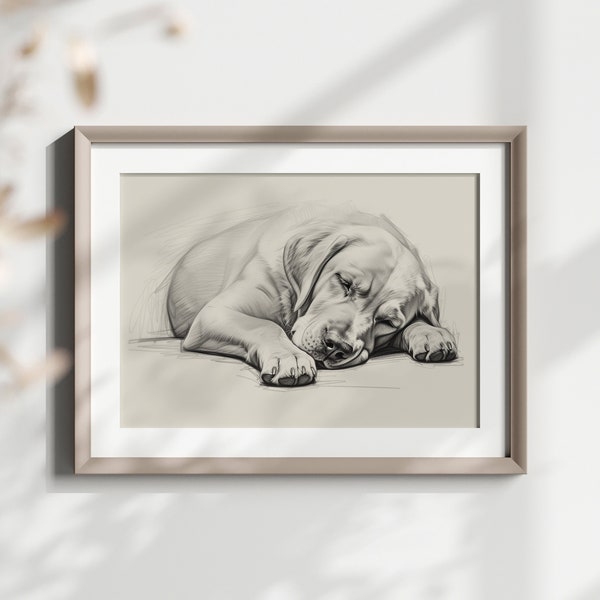 Yellow Lab Painting - Etsy