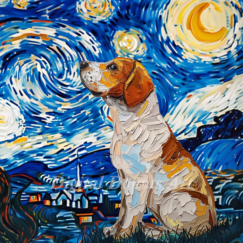 Starry Night Art - Etsy