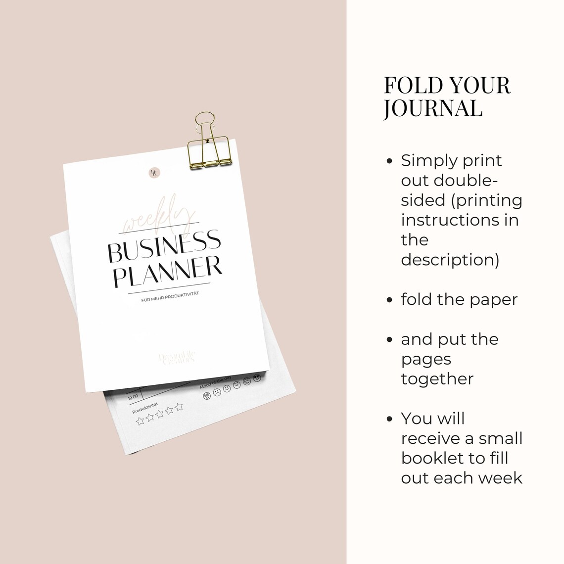 Printable Weekly Business Planner Printable To-do List Weekly Planner ...