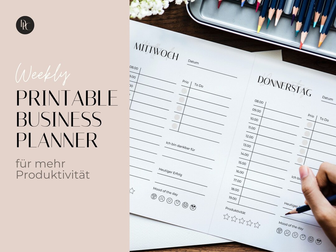 Printable Weekly Business Planner Printable To-do List - Etsy