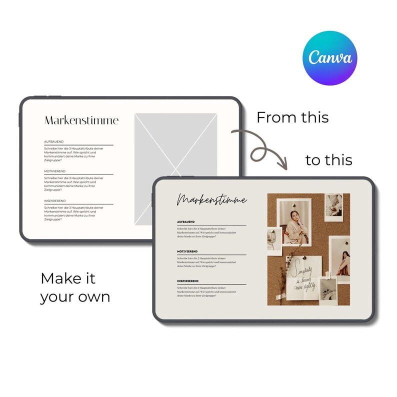 Brand Guidelines Canvas Template Brand Design Style Guide for Your ...
