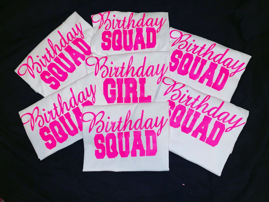 Custom Birthday Squad - Etsy