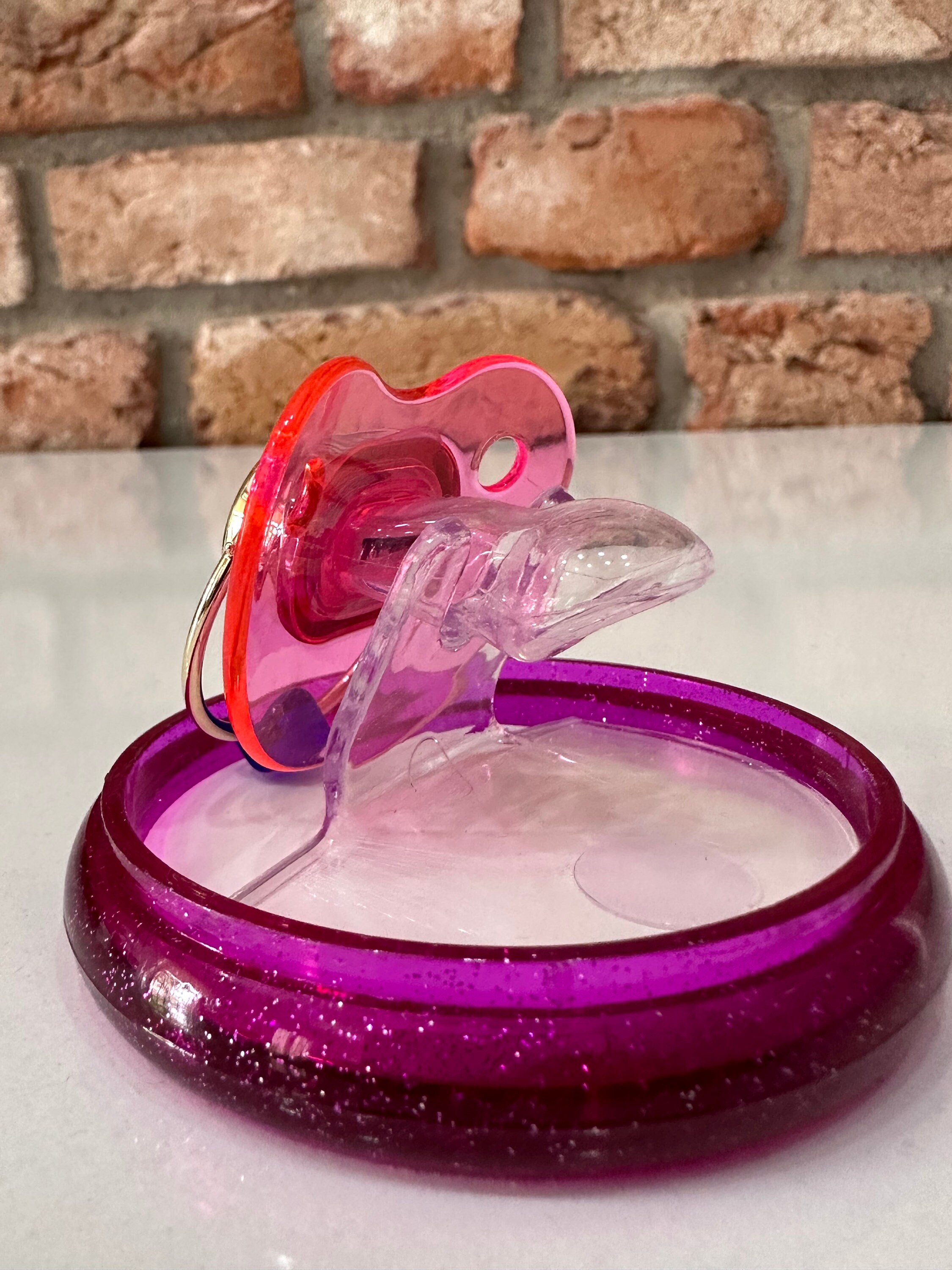 Real 14 K Gold Baby Name Personalize Gift 14k Gold Pacifier ...