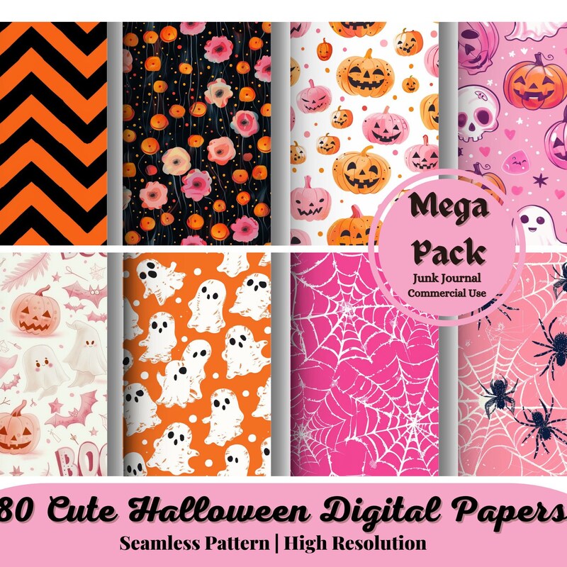 Pink Digital Papers - Etsy