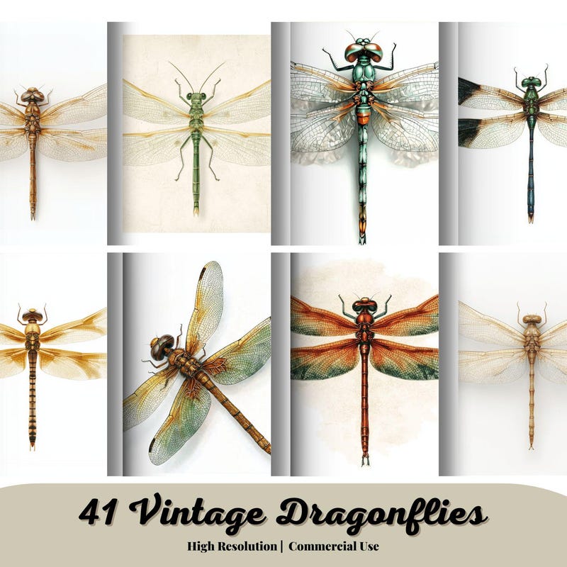 Vintage Dragonfly - Etsy