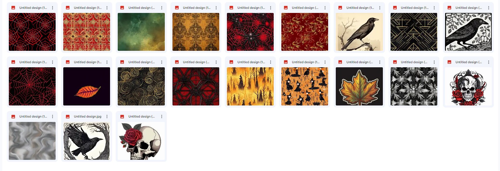 21 Ravenwood Digital Scrapbooking Kit, Autumn Gothic Fantasy Clipart ...