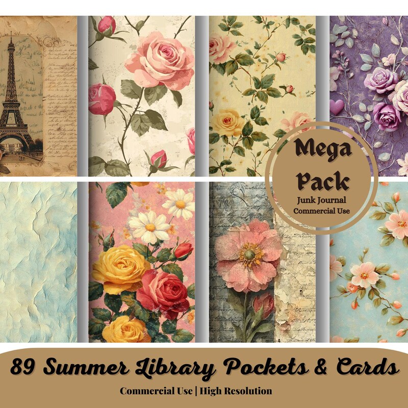 Library Pockets - Etsy