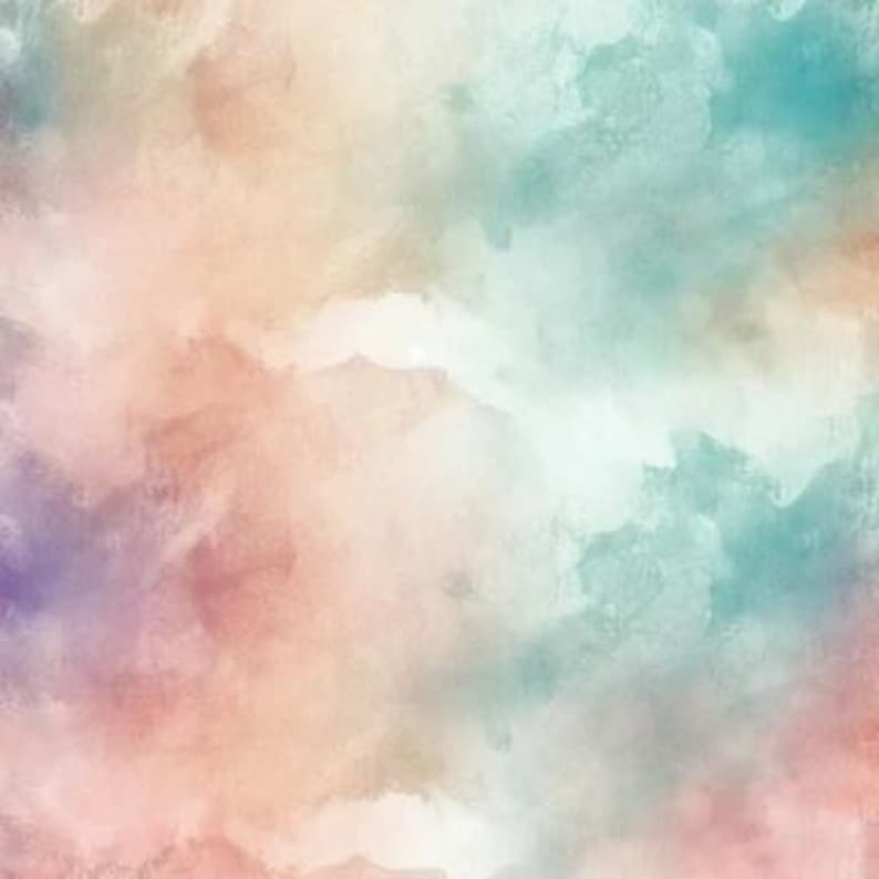 25 Pastel Watercolor Textures | Instant Download | Digital Paper ...