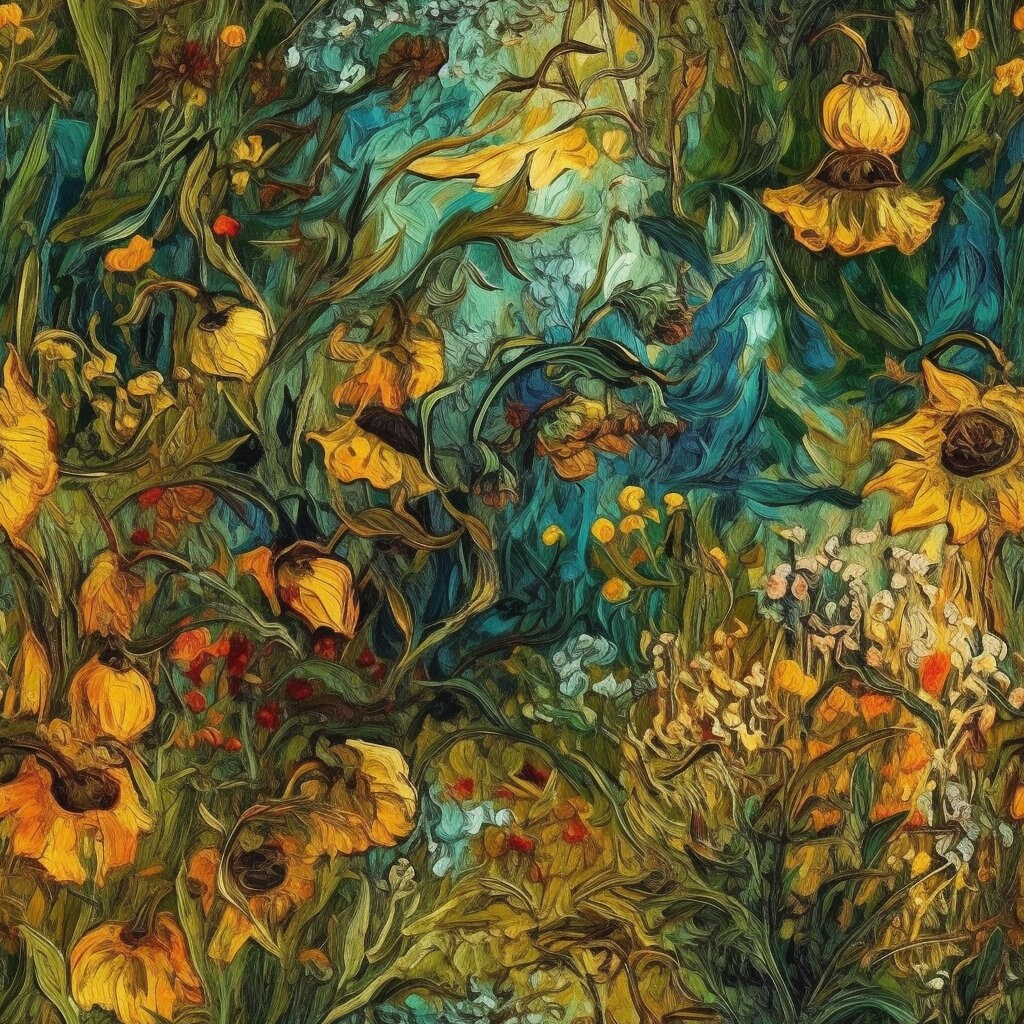 Vincent Van Gogh Digital Paper Set 1 Seamless Vincent Van - Etsy