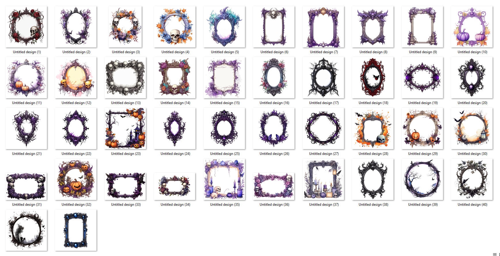 42 Ornate Witch Frames Clipart Vintage Antique Royal Frames - Etsy