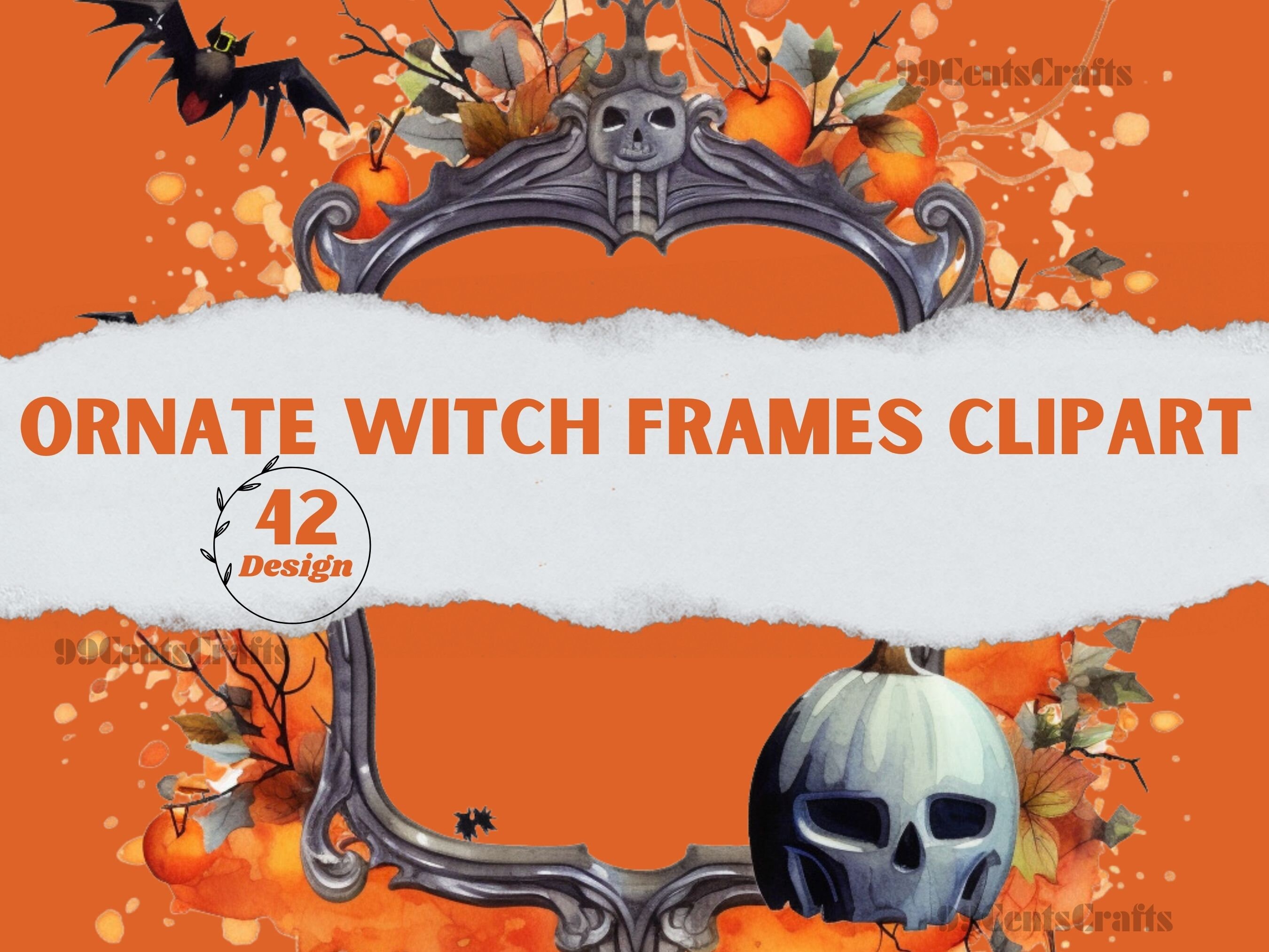 42 Ornate Witch Frames Clipart Vintage Antique Royal Frames - Etsy