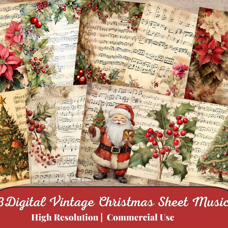 Christmas Sheet Music - Etsy