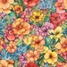 Spring Summer Floral Print Seamless Pattern Repeating File for Fabric ...