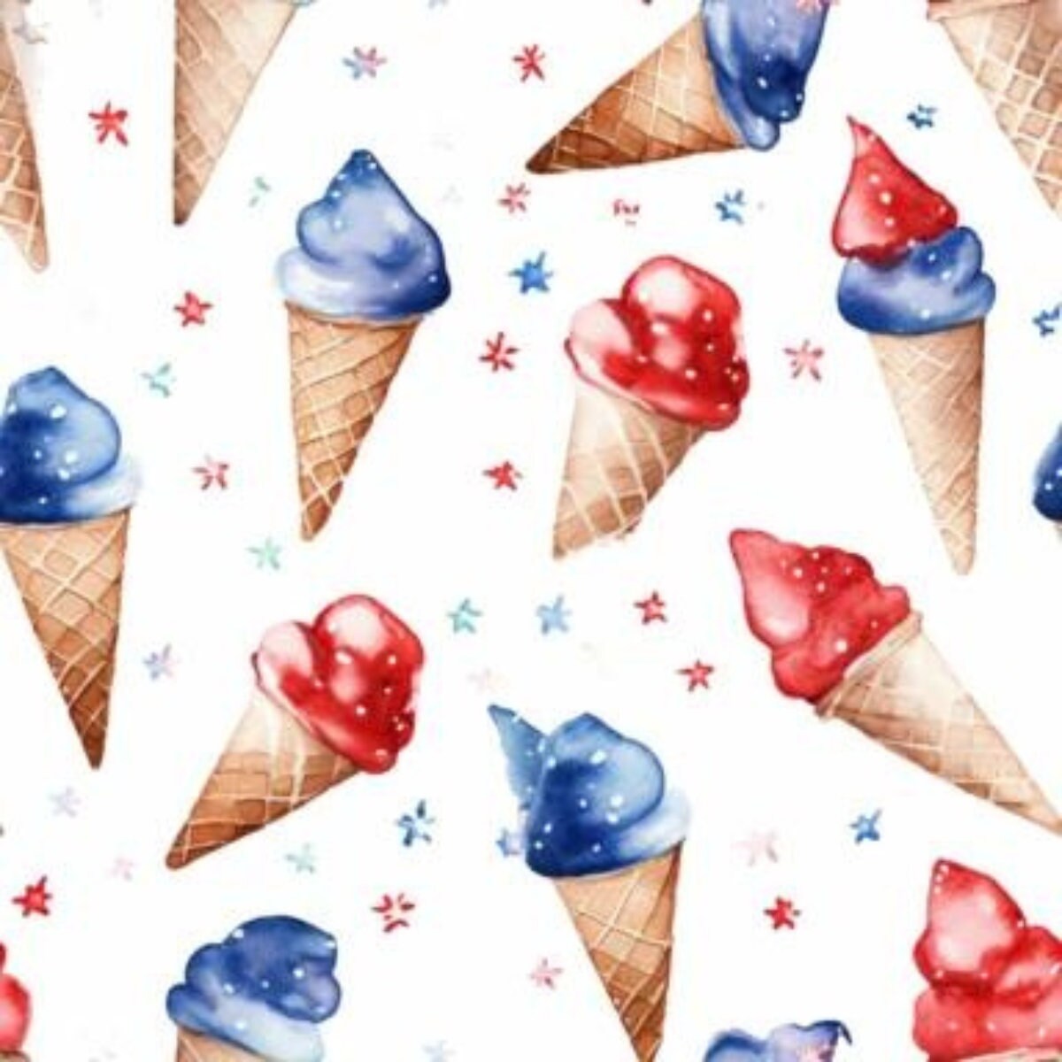 23 Watercolor Ice Cream Digital Paper Scrapbook Paper - Etsy