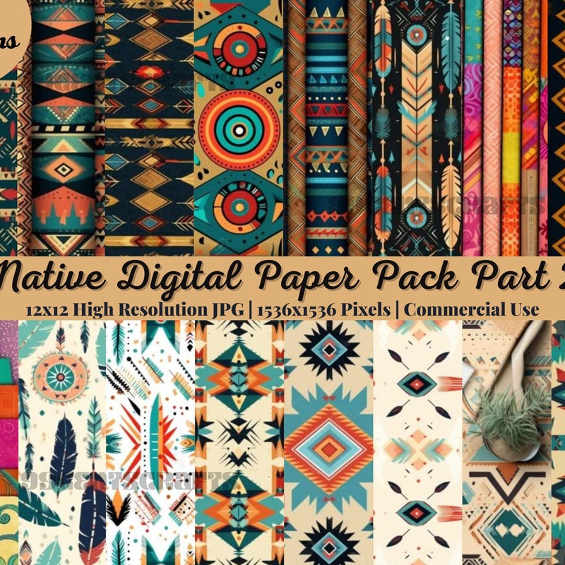 Aztec Borders - Etsy