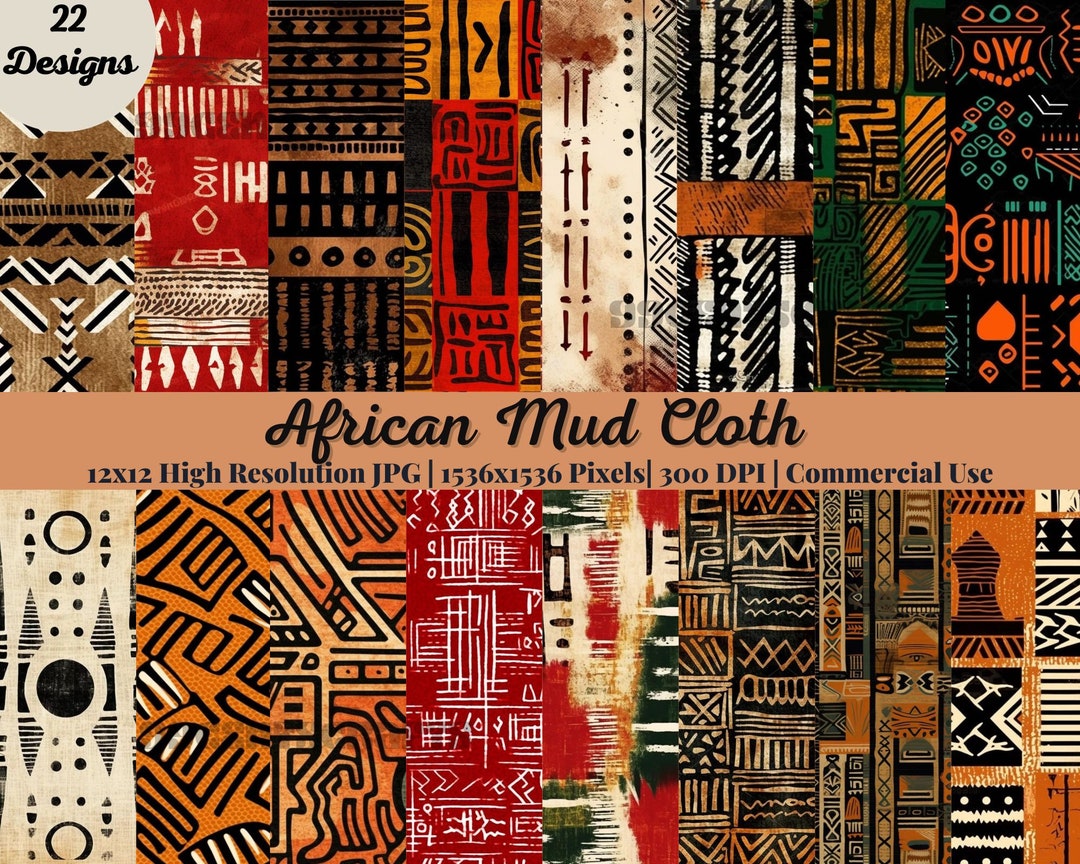 22 AFRICAN MUD CLOTH African Mud Cloth Seamless Repeat - Etsy
