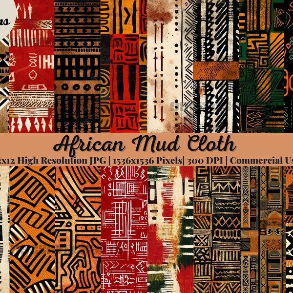 Mud Cloth Stencil - Etsy