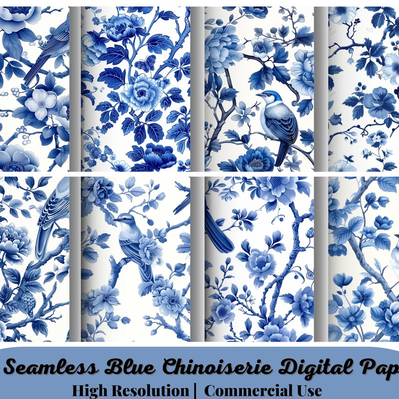 Blue Willow Paper - Etsy