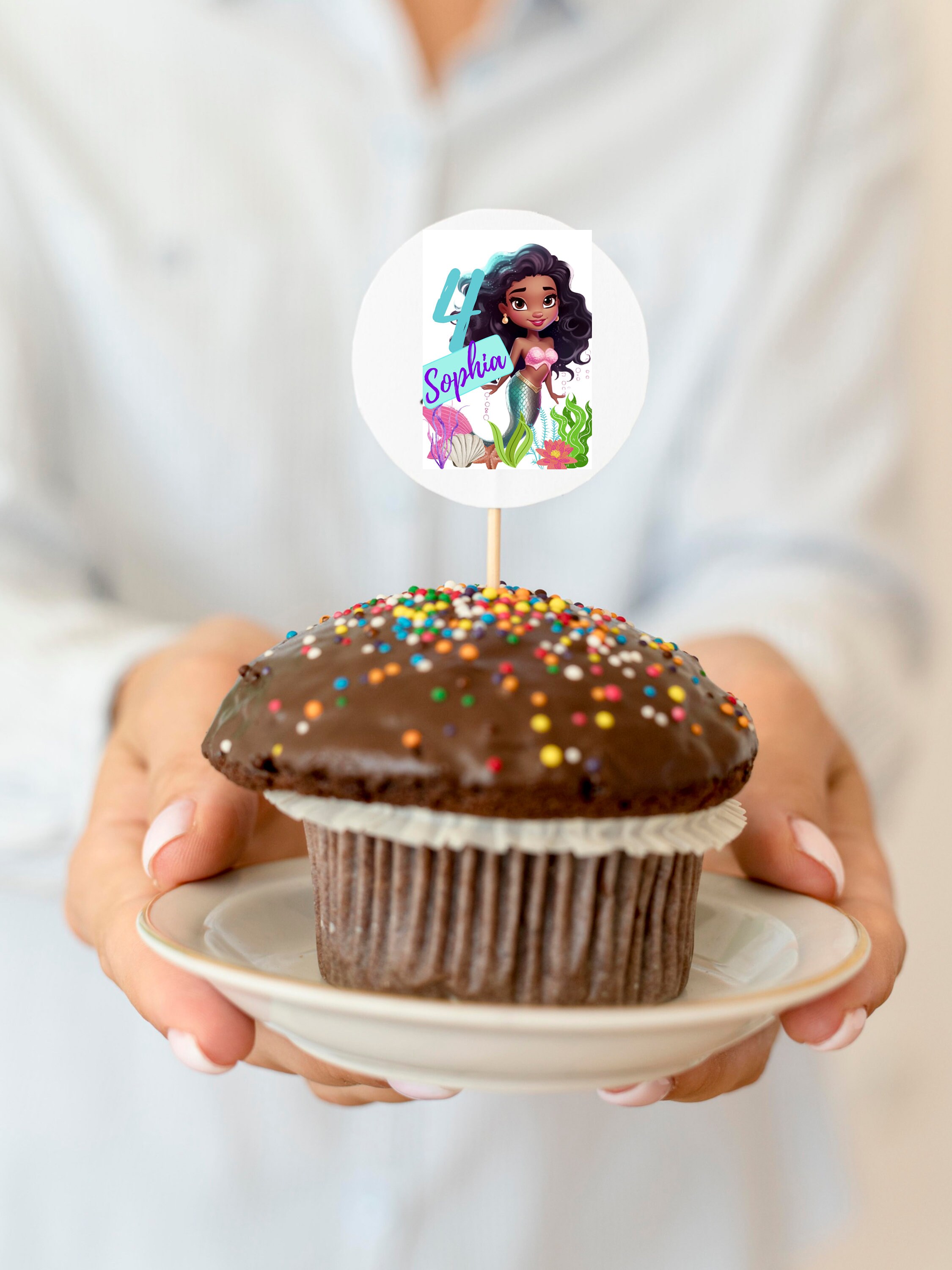 4 Editable Designs Little Mermaid PNG Little Mermaid - Etsy