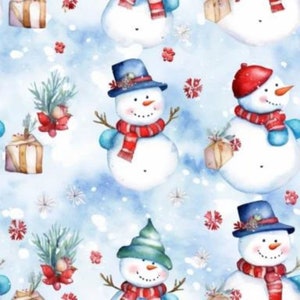 20 Snowman Digital Paper Graphics | Pattern| Instant Download| Cute ...